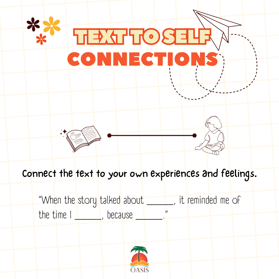 Making Text Connections: a Useful Comprehension Strategy | Oasis Book ...
